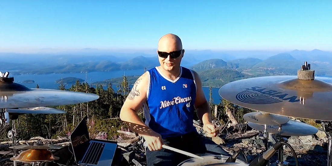 Island Drummer Found the World's Best Stage in the Sayward Valley ...